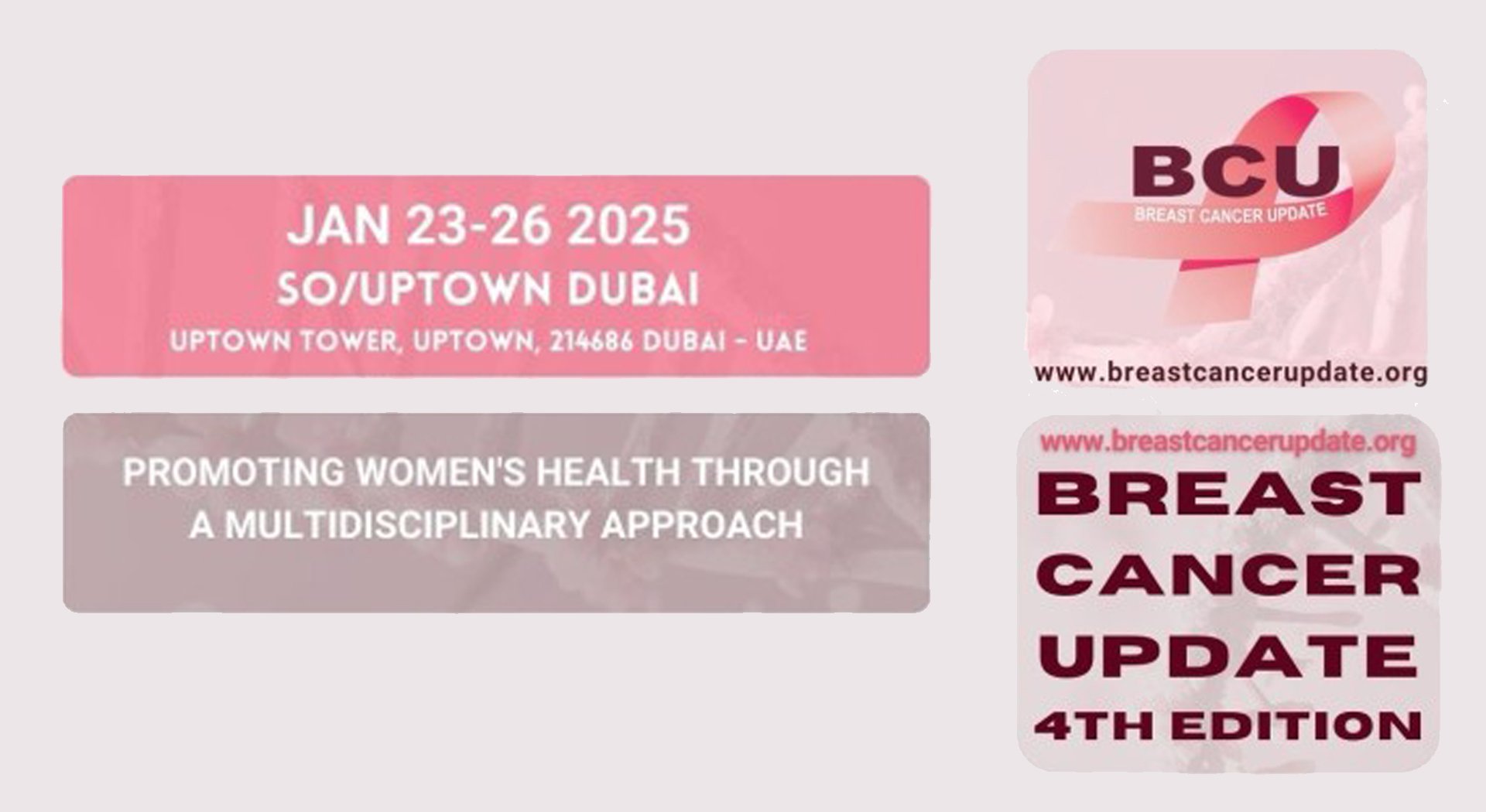 Breast Cancer Update 4Th Edition : JAN 23-26 2025 DUBAI - UAE | Société ...